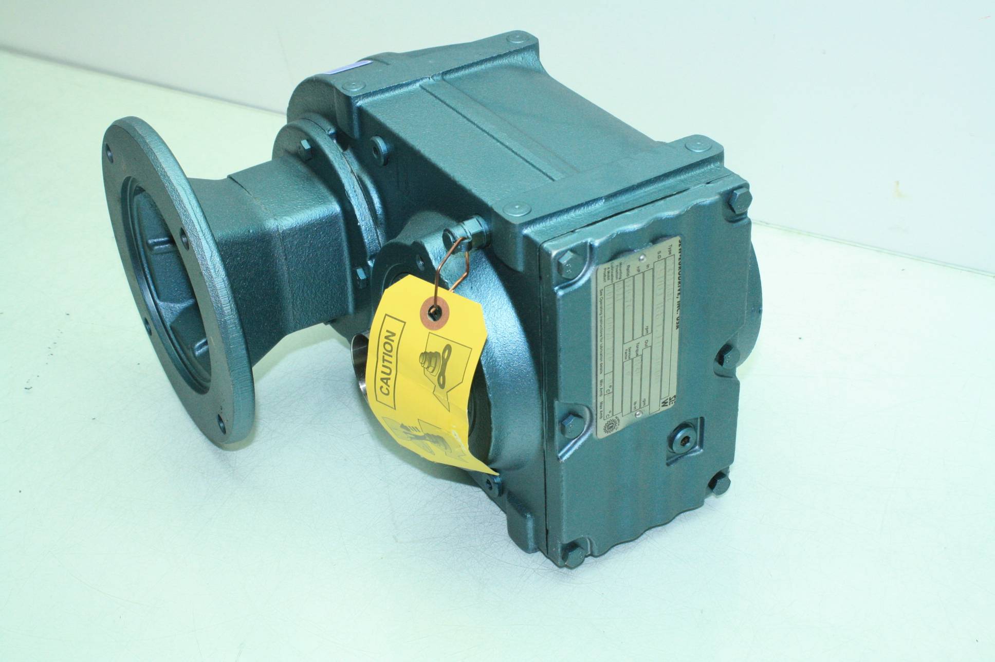 SEW Eurodrive F-Series The Snuggler 190.76:1 Gear Box Reducer FT47BAM56 ...