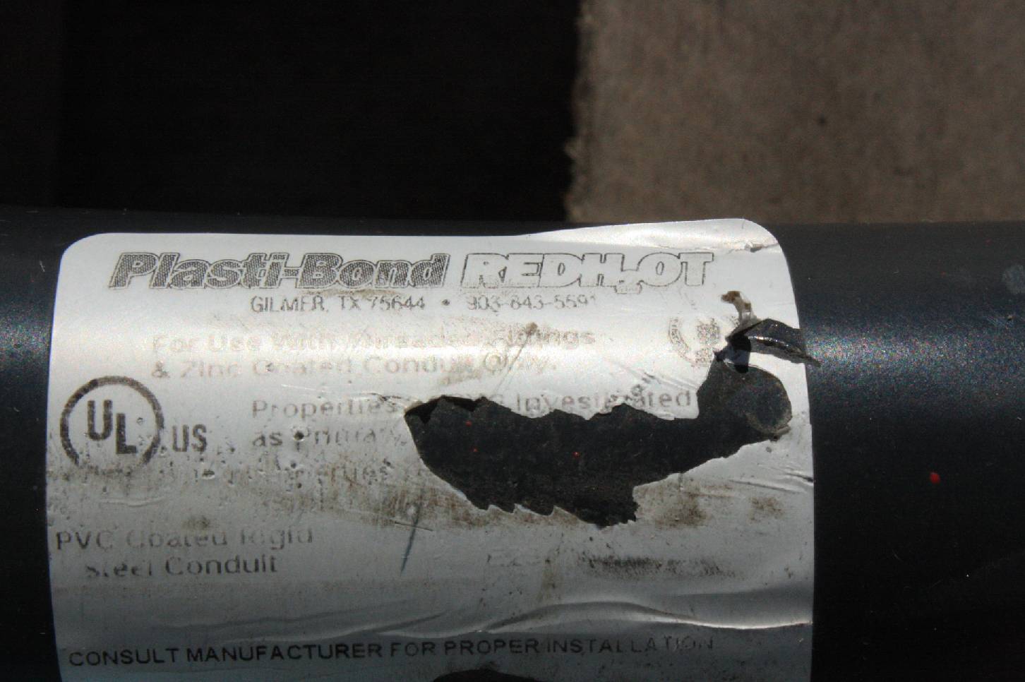 New Plasti-Bond RedH2OT PVC Coated Rigid Steel Conduit Elbow PRHELB ...
