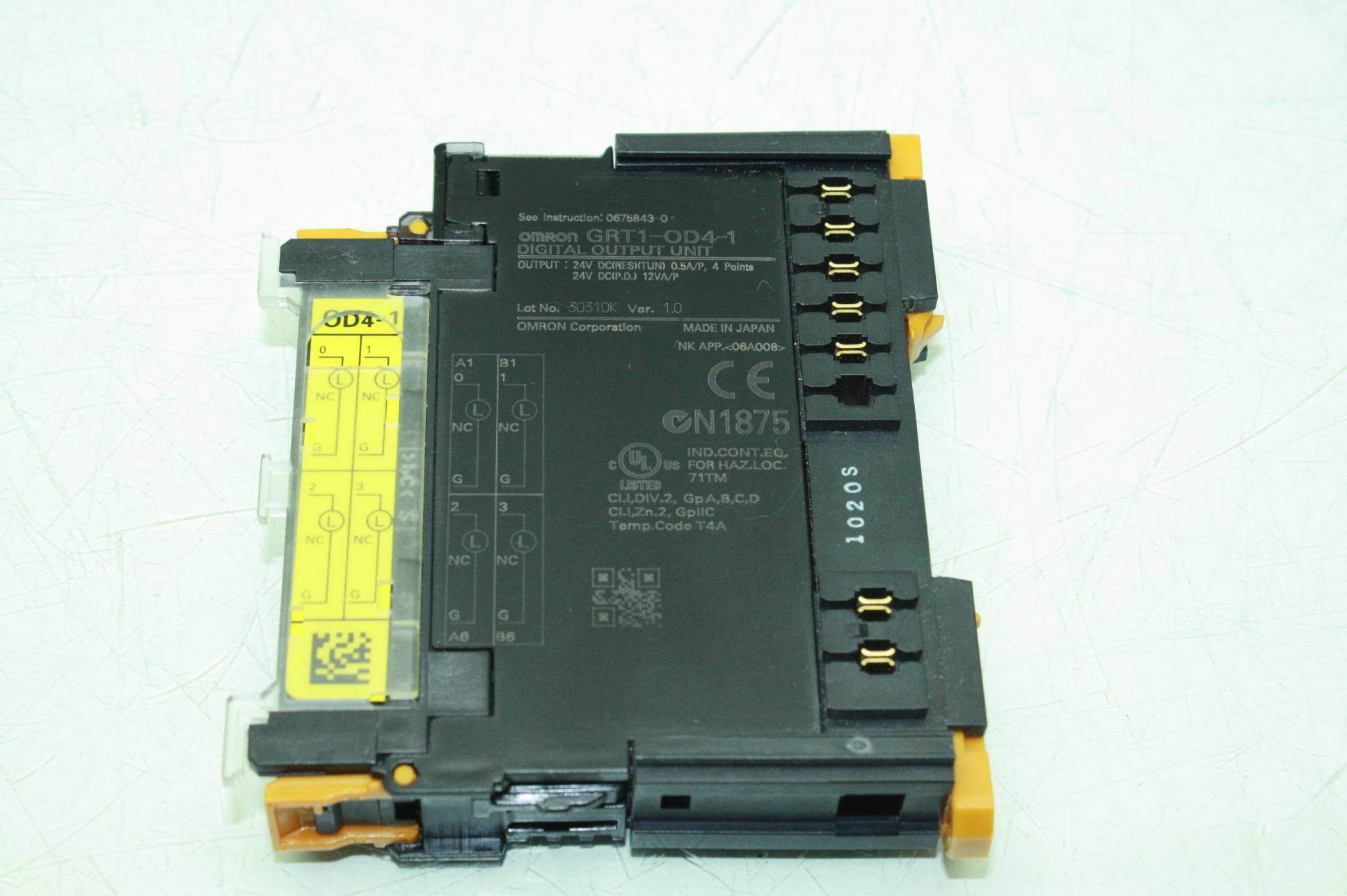 8 Omron GRT1-OD4-1 Digital Input Units / PLC Module / (4) NPN Outputs - Used - Motion ...