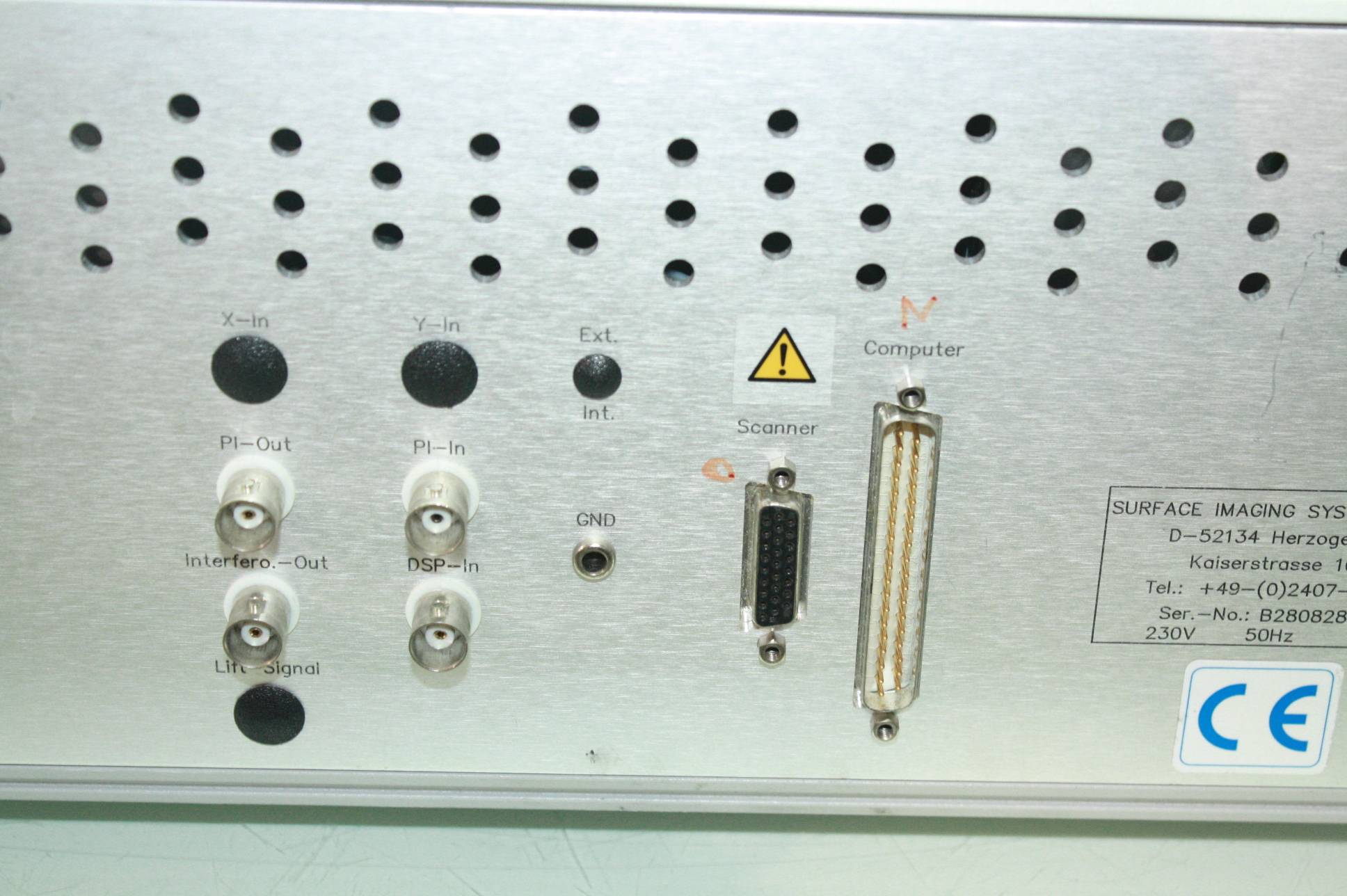 Surface Imaging SiS SCANControl Galvo Controller Laser Inferometer ...