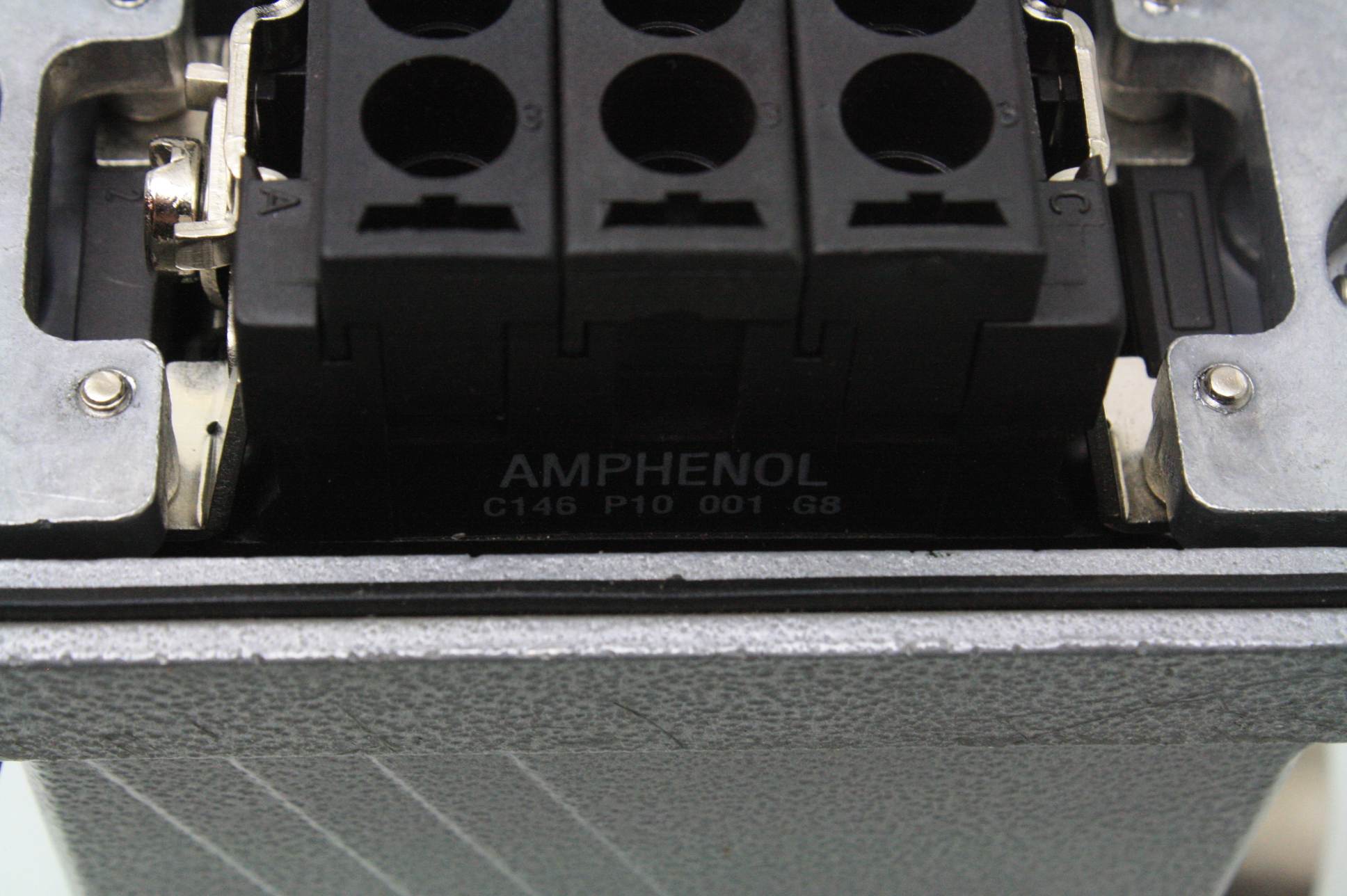 4 Walther Procon 727710 Metal Housings Amphenol C146-P10-001-G8 ...